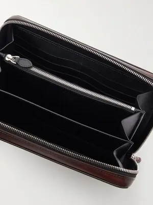 Berluti Itauba Wide Leather Messenger Bag