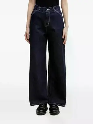Carhartt Work In Progress Jens Contrast-stitch Jeans - Blue