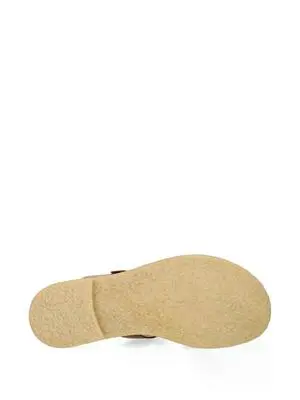 BILLI BI Toe-strap Slip-on Sandals - Brown