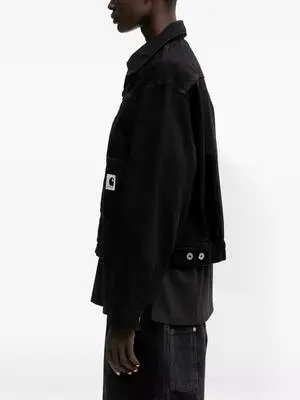 Carhartt Work In Progress Belmar Logo-patch Denim Jacket