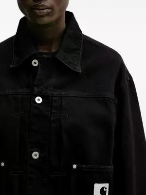 Carhartt Work In Progress Belmar Logo-patch Denim Jacket