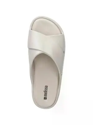 Melissa Crossover Platform Slides - Neutrals