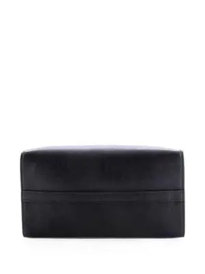 Prada Monochrome Saffiano And City Calf Small Tote Bag - Black