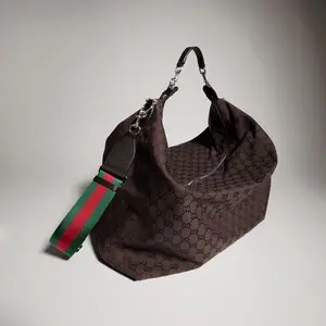 Gucci Brera Large Crossbody Bag Gg Canvas