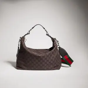 Gucci Brera Medium Crossbody Bag Gg Canvas