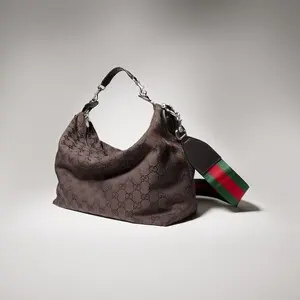 Gucci Brera Medium Crossbody Bag Gg Canvas