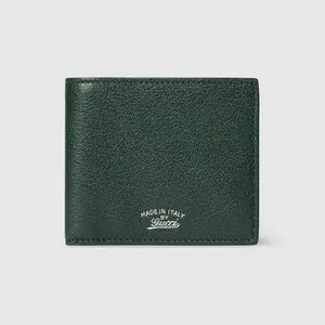 Gucci Lira Bi-fold Wallet Leather - Green