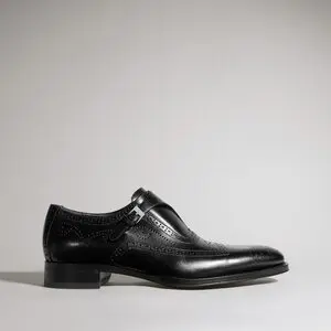 Gucci Monk Strap Shoe Leather