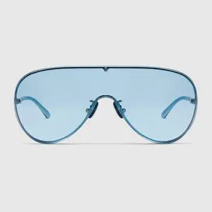 Gucci Mask Frame Sunglasses - Blue