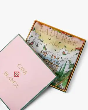 Casablanca Multicolour Laduree X Medium Silk Scarf By