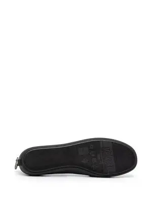 Melissa Lace-up Ballet Flats - Black