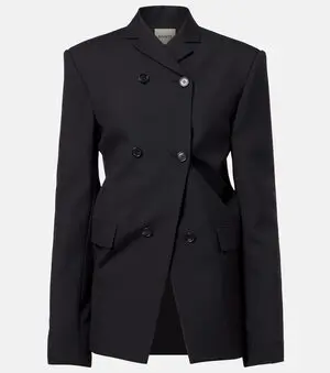 Khaite Rolo Wool And Silk Cady Blazer
