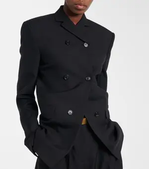 Khaite Rolo Wool And Silk Cady Blazer