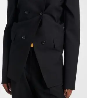 Khaite Rolo Wool And Silk Cady Blazer