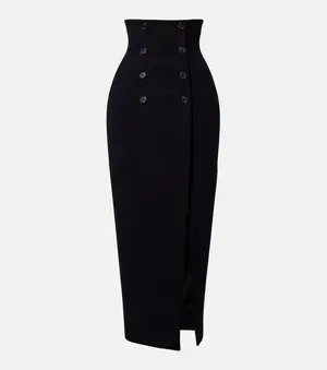 Khaite Luiza Crêpe Maxi Skirt