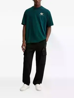 Adidas Logo-embroidered Cargo Pants