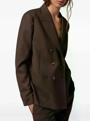 Paul Smith Double-breasted Patch Pocket Blazer