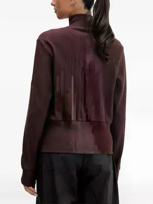 Adidas Ribbed-knit Zip-up Cardigan