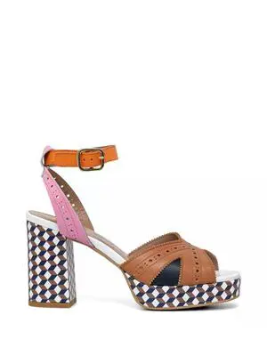 Fly London Perforated Platform Pumps