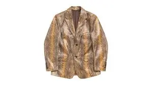 StÜssy Leather Blazer Jacket