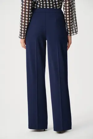 Joseph Ribkoff Scuba Crepe Wide Leg Pull-on Pants