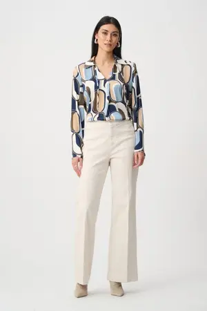 Joseph Ribkoff Stretch Denim High-rise Wide-leg Jeans