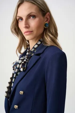 Joseph Ribkoff Scuba Crepe Fitted Blazer