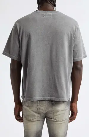 Amiri Faded Pocket Crop T-shirt