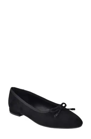 Calvin Klein Cyrie Bow Embellished Ballet Flat Black