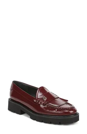 Franco Sarto Simone Kiltie Loafer Wine