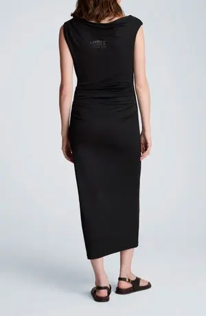 KENNETH COLE One-shoulder Ruched Maxi Dress