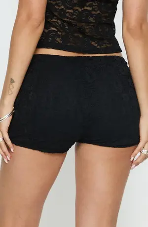 Princess Polly Daveney Lace Micro Shorts
