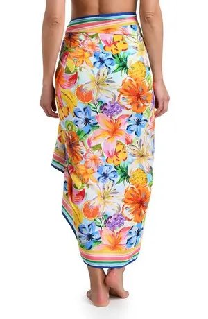 La Blanca Flora De Fruta Cover-up Sarong
