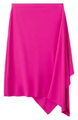Mango Asymmetric Midi Skirt