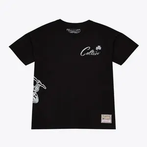Mitchell & Ness Boston Celtics Chrome Heritage T-shirt - Black