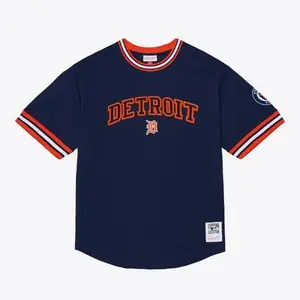 Mitchell & Ness Detroit Tigers Wild Pitch Ringer T-shirt - Navy