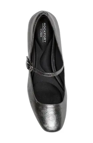 Rockport Niya Mary Jane Flat - Pewter