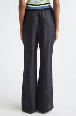 TOCCIN Nela Drawstring Flared Pants