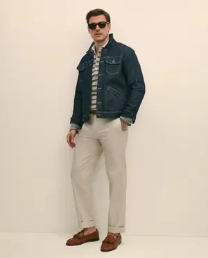 Brooks Brothers Regular Fit Cotton Advantage Chino Pants - Stone