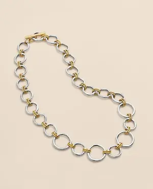 Brooks Brothers Loni Paul Mixed-metal Link Necklace - Multicolor