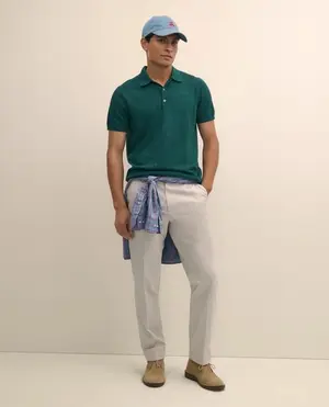 Brooks Brothers Slim Fit Cotton Advantage Chino Pants - Stone