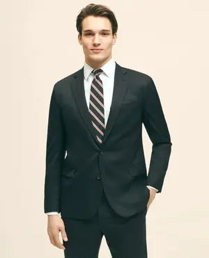 Brooks Brothers Classic Fit Wool 1818 Suit - Black