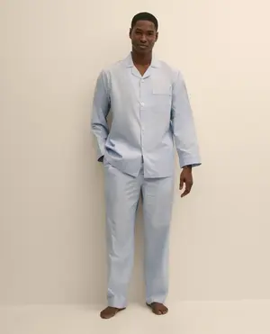 Brooks Brothers Cotton Broadcloth Pajamas - Hydrangea