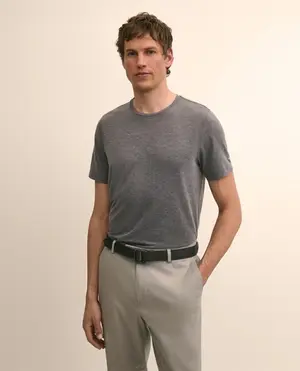 Brooks Brothers Performance Series T-shirt - Heather Grey