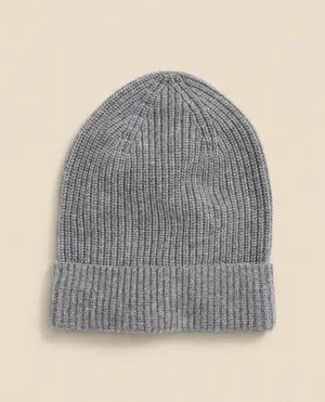 Brooks Brothers Merino Wool Cashmere Beanie - Grey