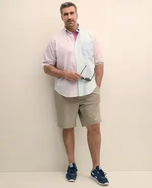 Brooks Brothers Big & Tall Friday Shirt, Fun Stripe | 3x Multicolor