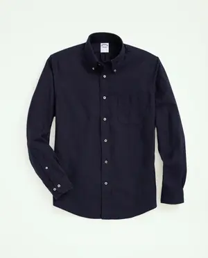Brooks Brothers Portuguese Flannel Polo Button Down Collar Shirt | | Xl Navy