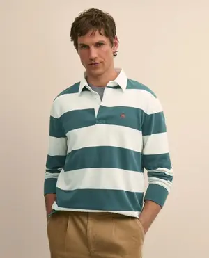 Brooks Brothers Cotton Rugby Shirt - Green