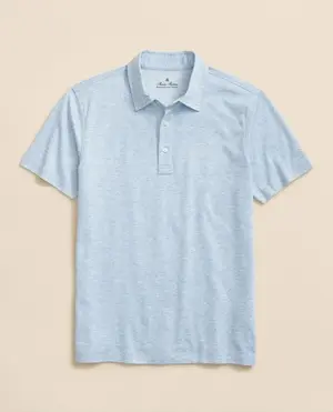 Brooks Brothers Performance Series Supima Cotton Jersey Polo Shirt - Blue