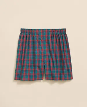Brooks Brothers Cotton Broadcloth Multi Tartan Boxers - Multicolor